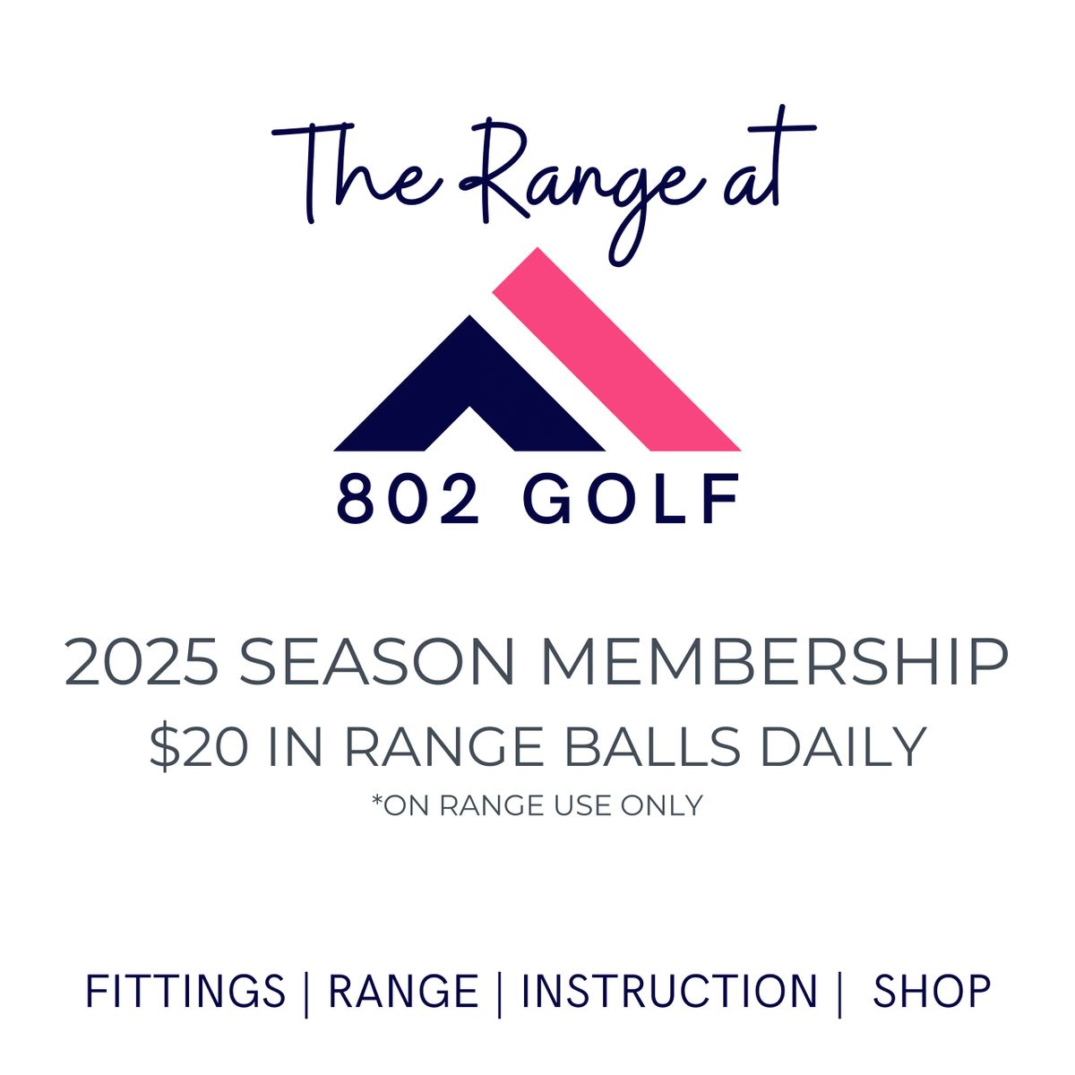 2025 ADULT Range Membership 19 & Up